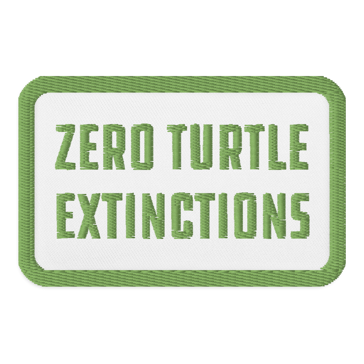 Zero Extinctions Iron-on Patch – Turtle Survival Alliance