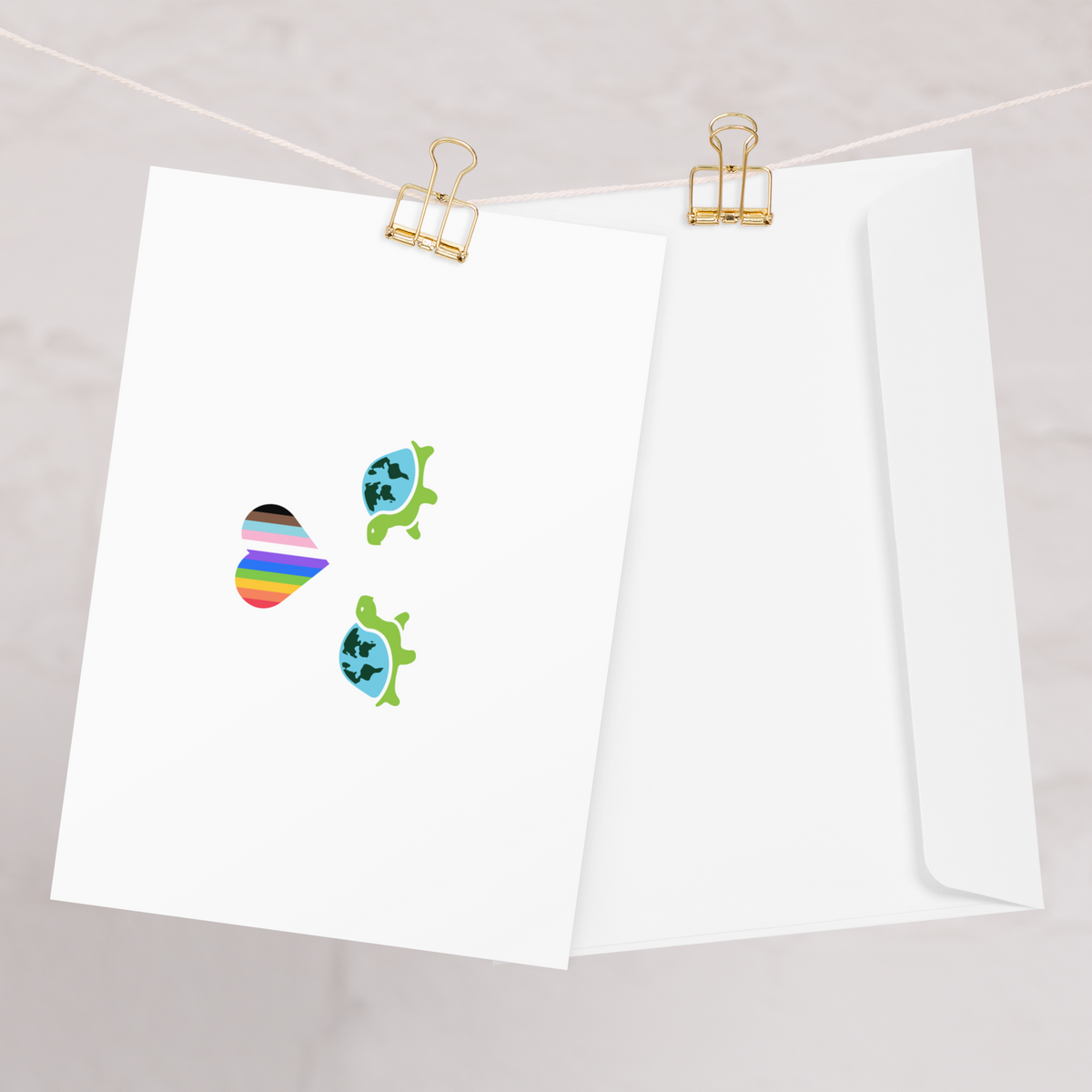 Turtles in Love & Pride Greeting Card – Turtle Survival Alliance