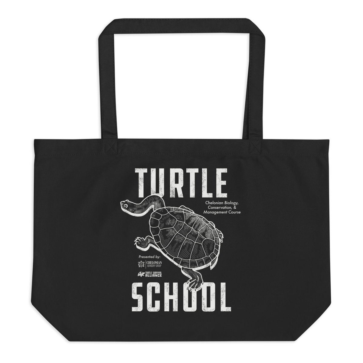 Large Turtle School Organic Tote – Turtle Survival Alliance