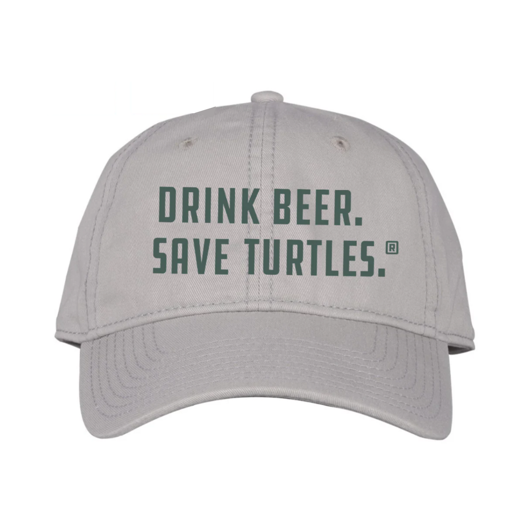 Drink Beer. Save Turtles. Twill Cap – Turtle Survival Alliance